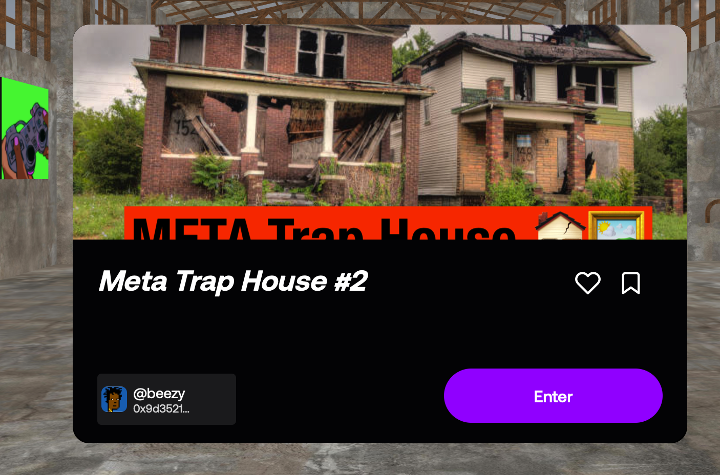 META Digital NFT Trap House Gallery – KIM Bell : Digital Vision Art Gallery